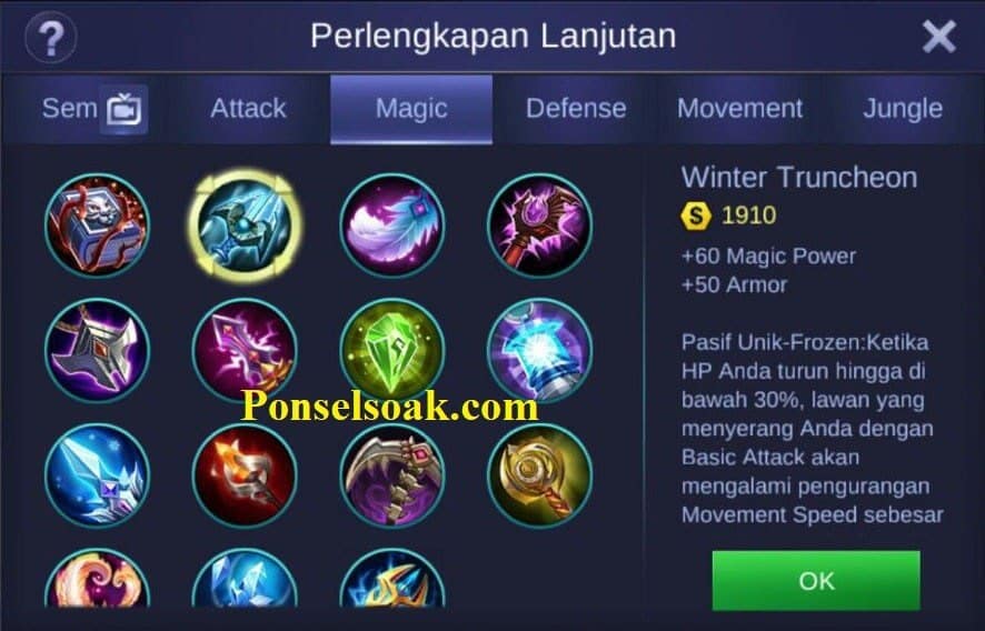Build Item Gear Estes Mobile Legends Tersakit + Savage + Terkuat 2019