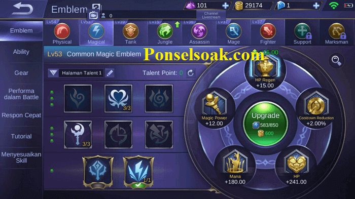 Build Item Gear Valir Mobile Legends Tersakit + Savage + Terkuat 2019